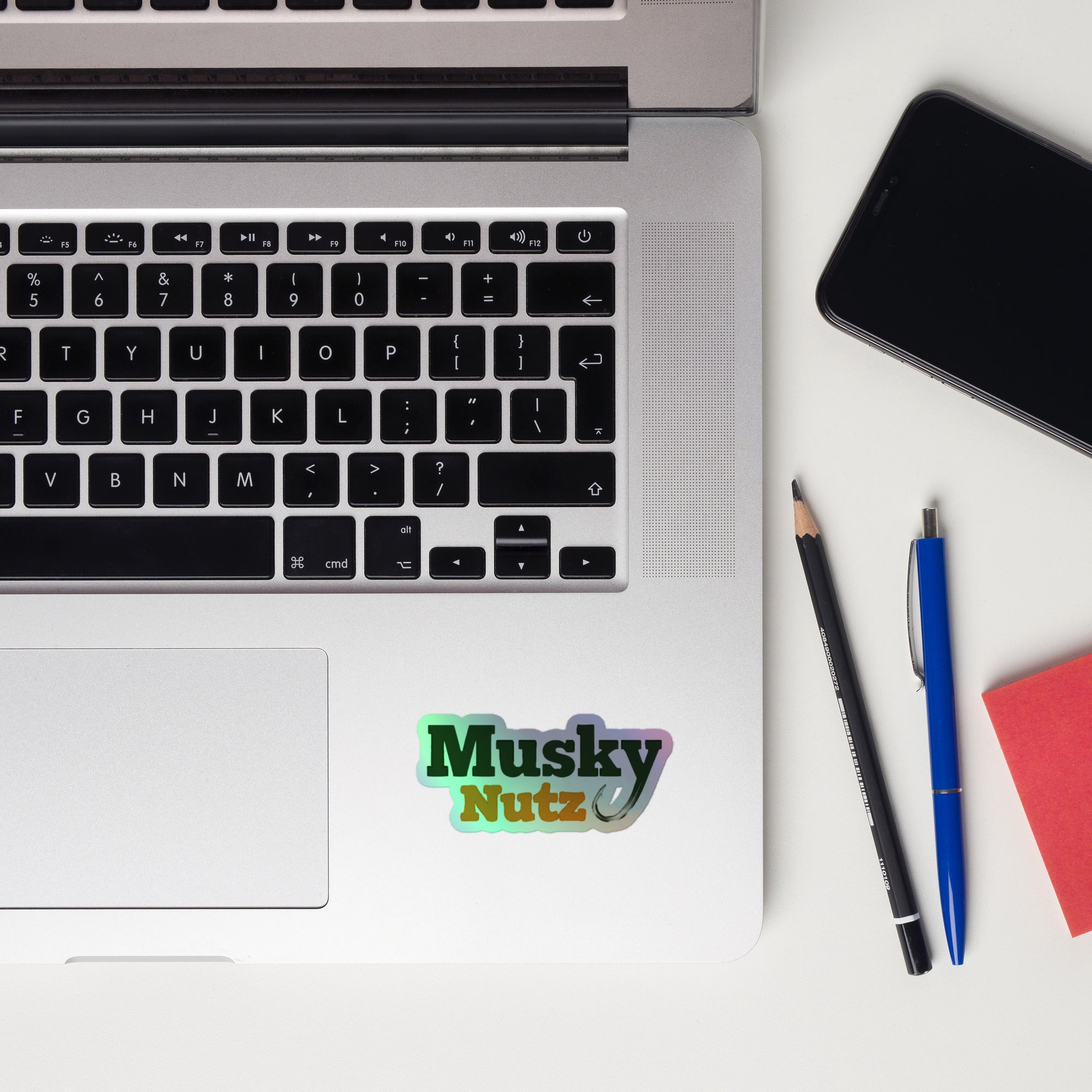 Musky Nutz Holographic stickers