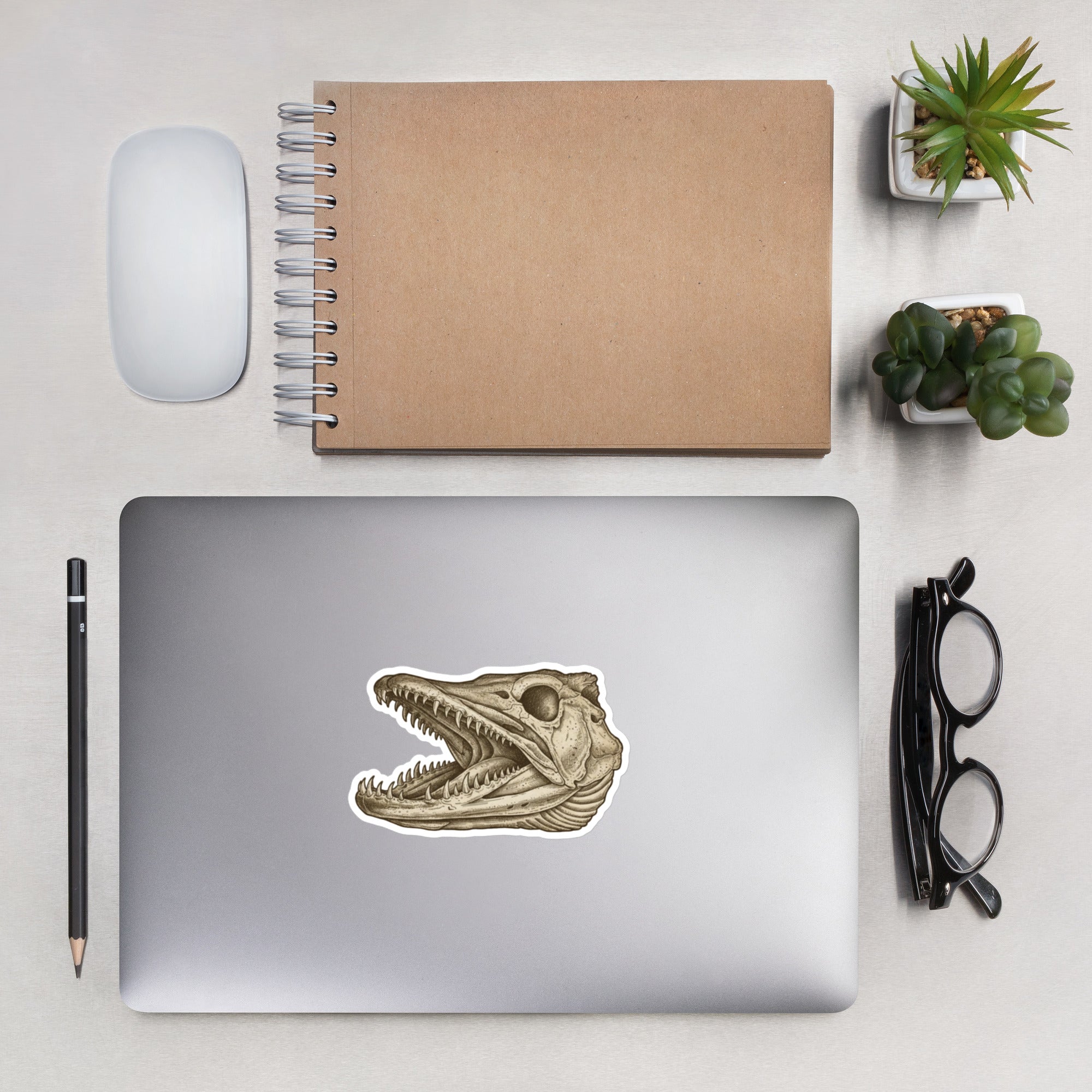 Musky Skull Sticker – Musky Nutz